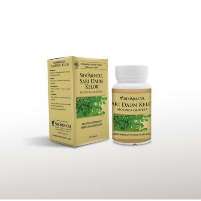 Jual Sido Muncul Herbal Sari Daun Kelor 50 Kapsul (Membantu Menjaga ...