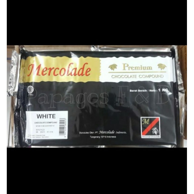 Jual Mercolade Premium White Coklat Compound / batang repck 500 gr ...
