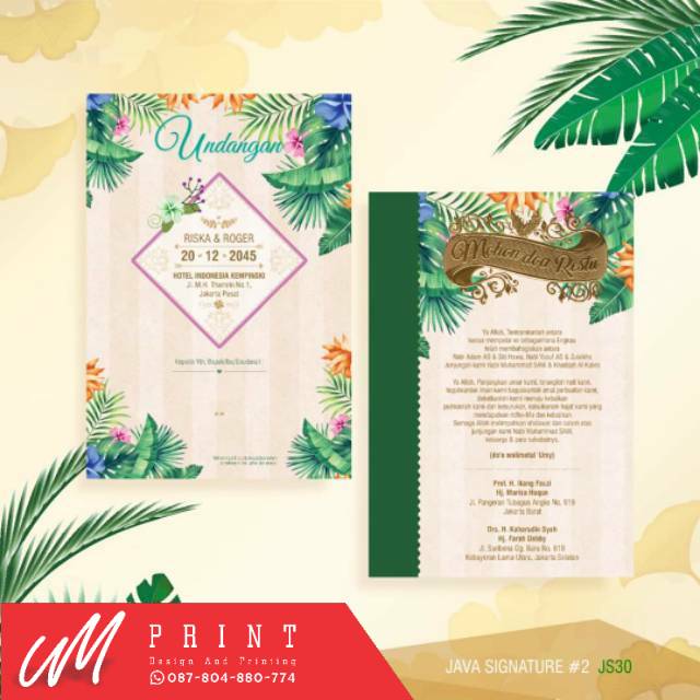 Jual UNDANGAN PERNIKAHAN MEWAH POLY EMAS 3D - UNDANGAN BLANGKO JAVA ...