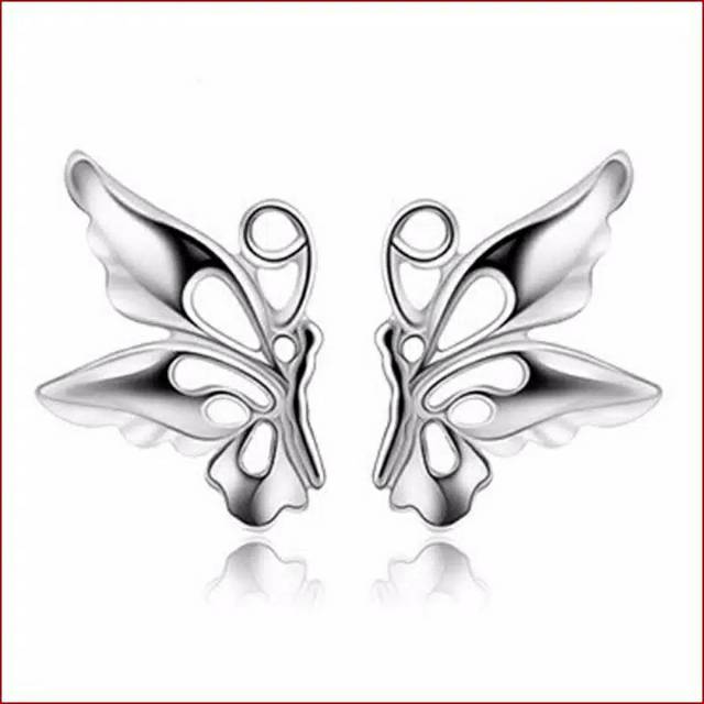 Jual Anting Silver Model Kupu-Kupu Gaya untuk Wanita Butterfly | Shopee ...