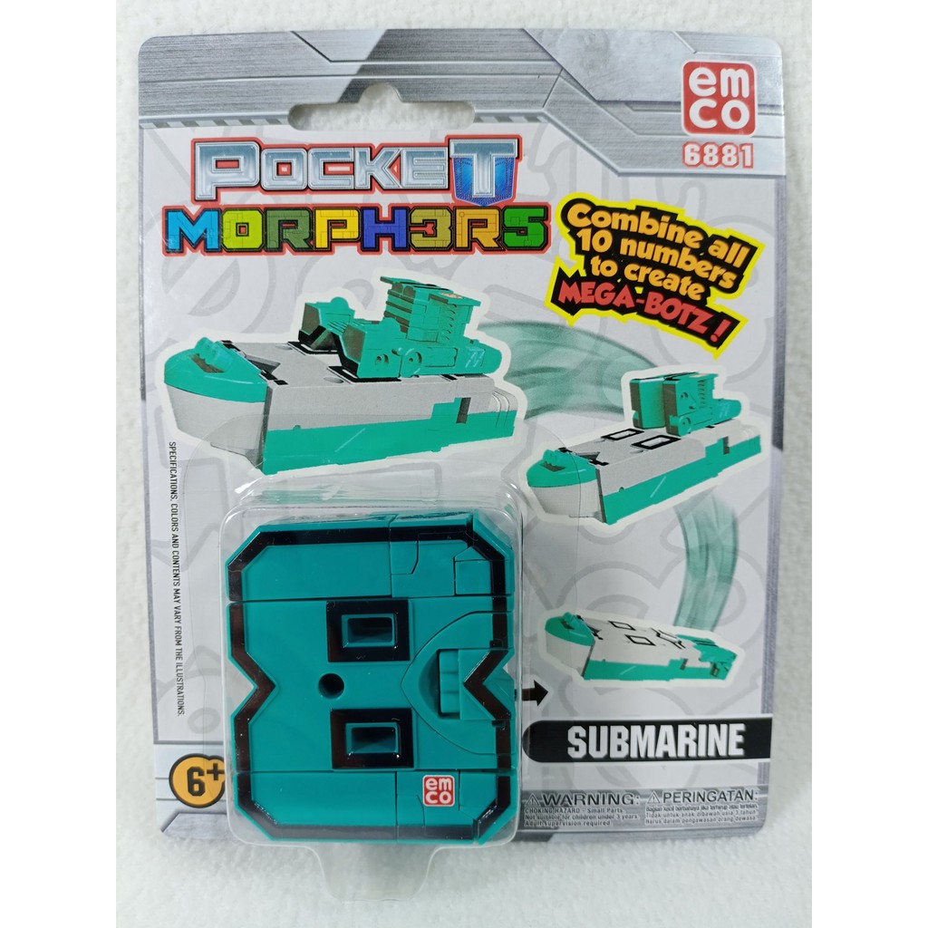 Jual EMCO Pocket Morphers Pocket Morpher Robot Angka Mainan Edukasi ...