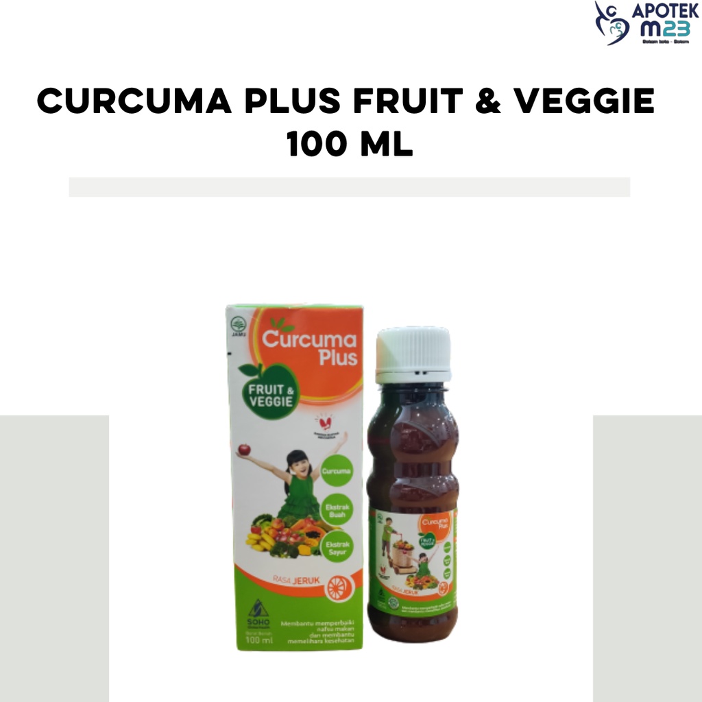 Jual Curcuma Plus Fruit & Veggie 100 ml | Shopee Indonesia