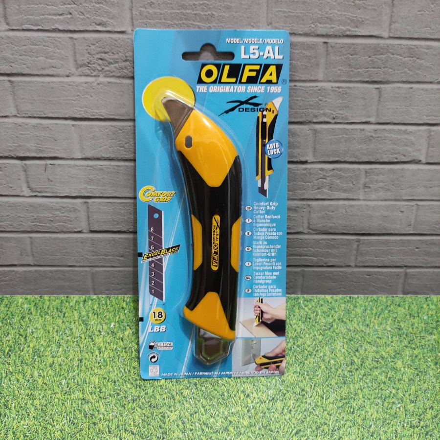 Jual OLFA L5-AL Pisau Cutter 18mm Snap-Off Blade Cutter JAPAN | Shopee Indonesia