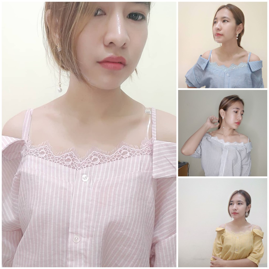 Jual BAJU ATASAN IMPORT MODEL LARIS SABRINA | Shopee Indonesia