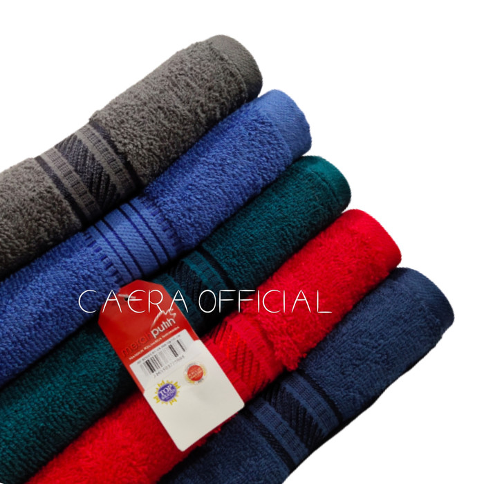 Jual Handuk Merah Putih 70x135 cm Handuk Mandi Dewasa | Shopee Indonesia