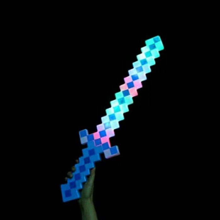 Jual Pedang Minecraft LED Diamond Sword Murah Meriah | Shopee Indonesia