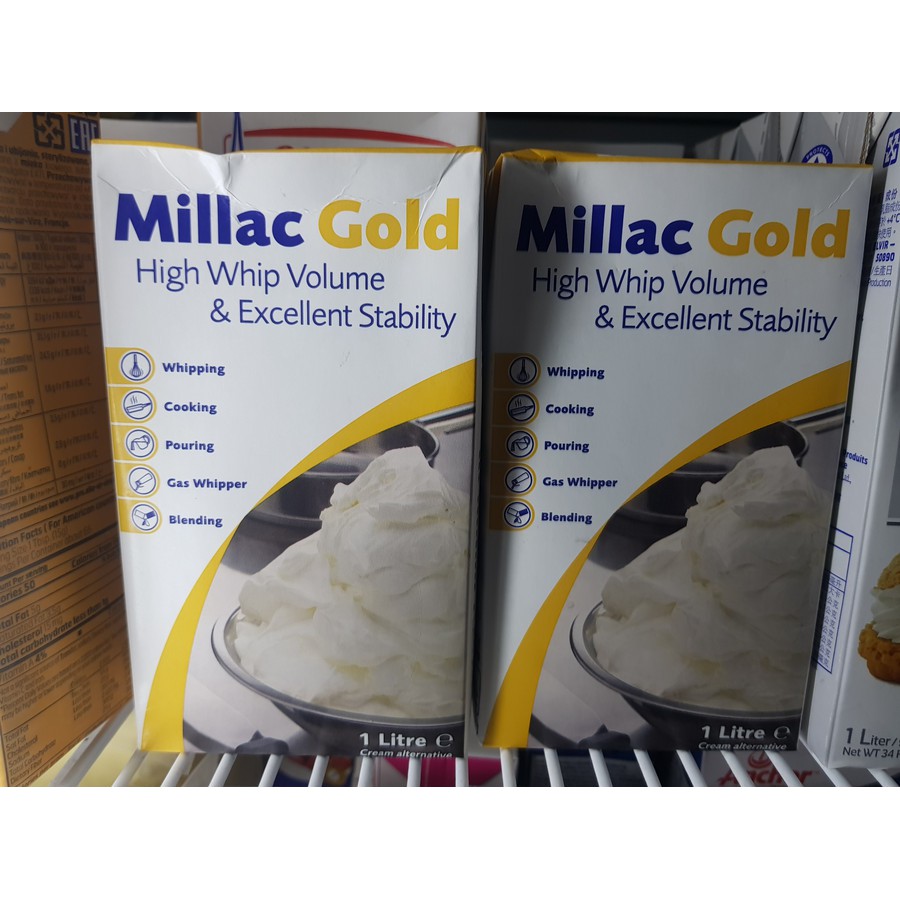 Jual Millac Whipping cream 1lt whip krim milac 1 lt 1 liter | Shopee ...