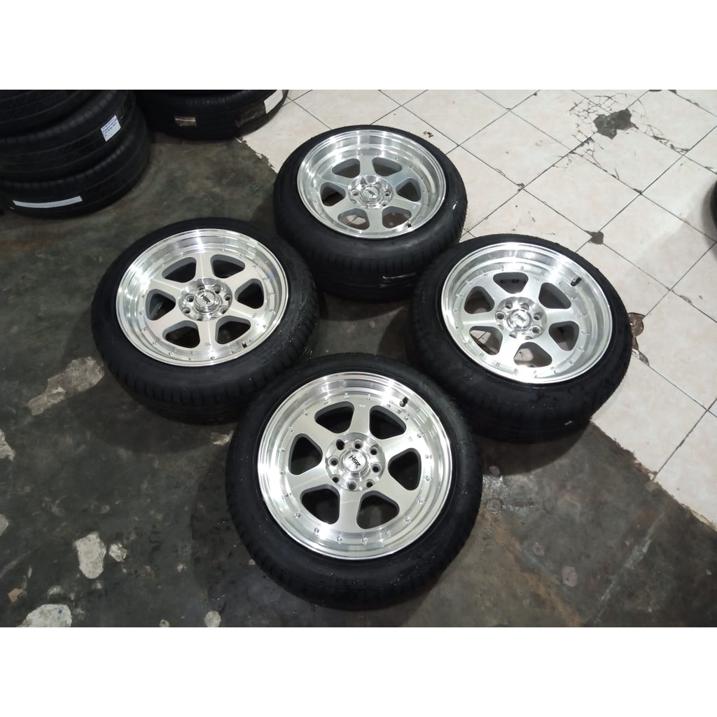 Jual Velg Mobil Bekas Copotan Racing Hsr Rumoi Celong Belang Ring 17 Lebar 7,5/8,5 Pcd 4x100 ...