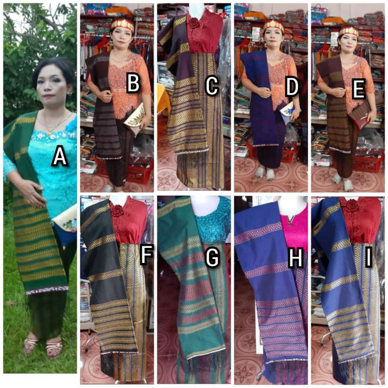 Jual SONGKET PUCCA BINTIK TENUN ATBM BATAK TOBA SARUNG SELENDANG TENUN ...