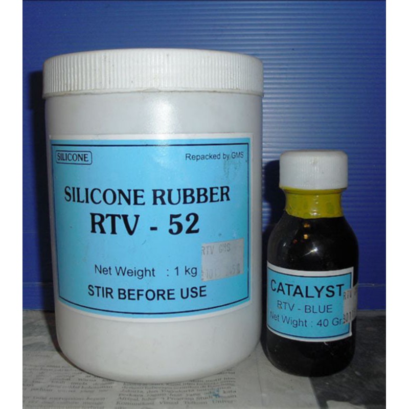 Jual SILICONE RUBBER RTV 52 / BAHAN UNTUK MOLDING ORIGINAL 1 KG ...
