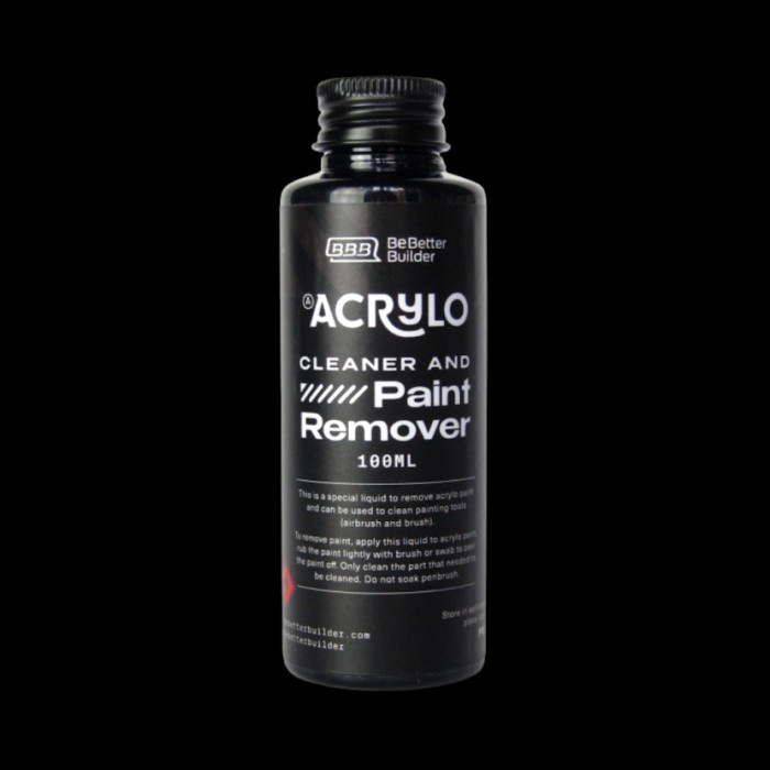 Jual Acrylo Tool Cleaner and Paint Remover 100ml Part Cleaner Model Kit ...
