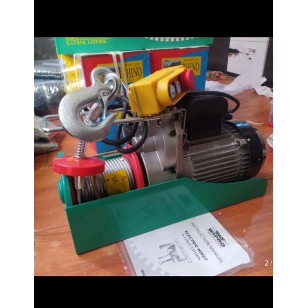 Jual Wipro PA 1000A electric hoist PA 1000 katrol listrik PA1000A ...