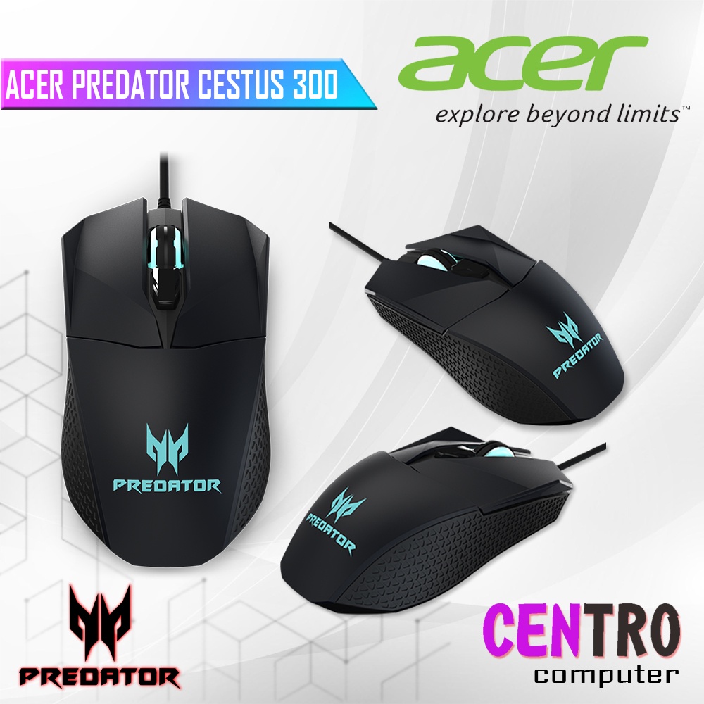 Jual ACER PREDATOR CESTUS 300 GAMING MOUSE / ACER PREDATOR GAMING MOUSE ...