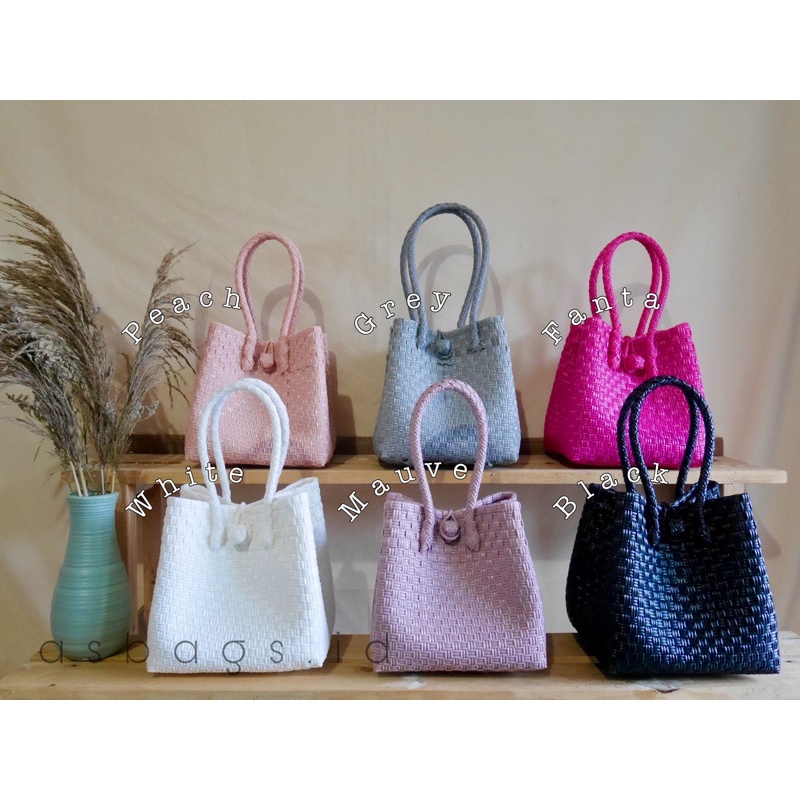 Jual Cubag S / Tas anyaman box / Tas anyaman kotak | Shopee Indonesia