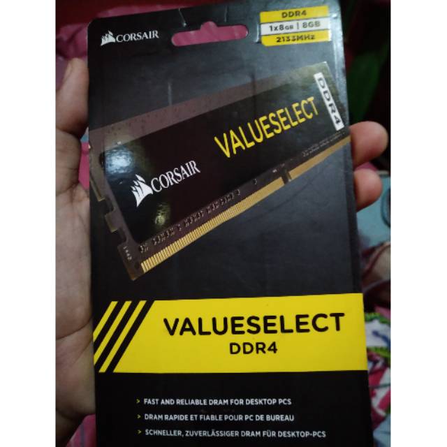 Jual Ram Corsair Value Select 8Gb Ddr4 for Desktop PC | Shopee Indonesia