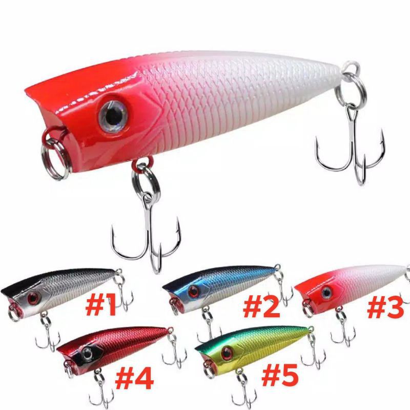 Jual UMPAN CASTING TOP WATER SUPER KILLER MINI POPPER 6CM/6GR | Shopee Indonesia