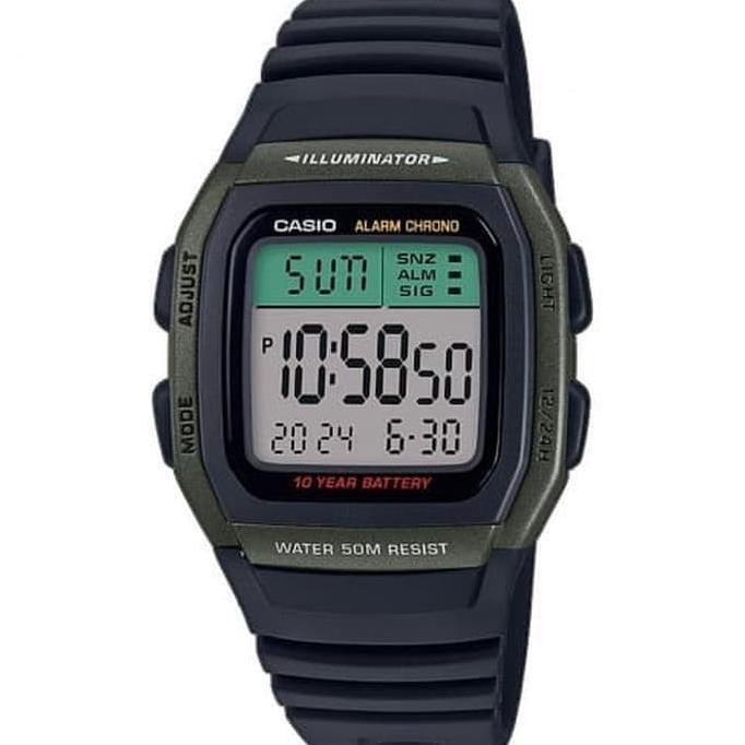 Jual New Standart Casio W-96H-3A W 96H W96H Original Resmi | Shopee Indonesia