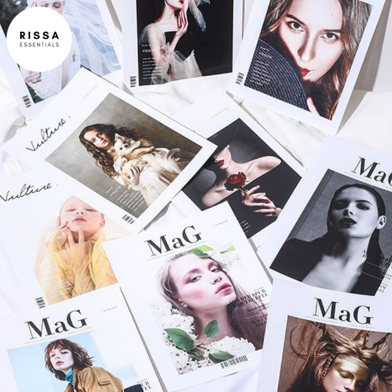 Jual [21x29 cm] [RISSA] Properti Foto Majalah Fashion Model (Satu ...