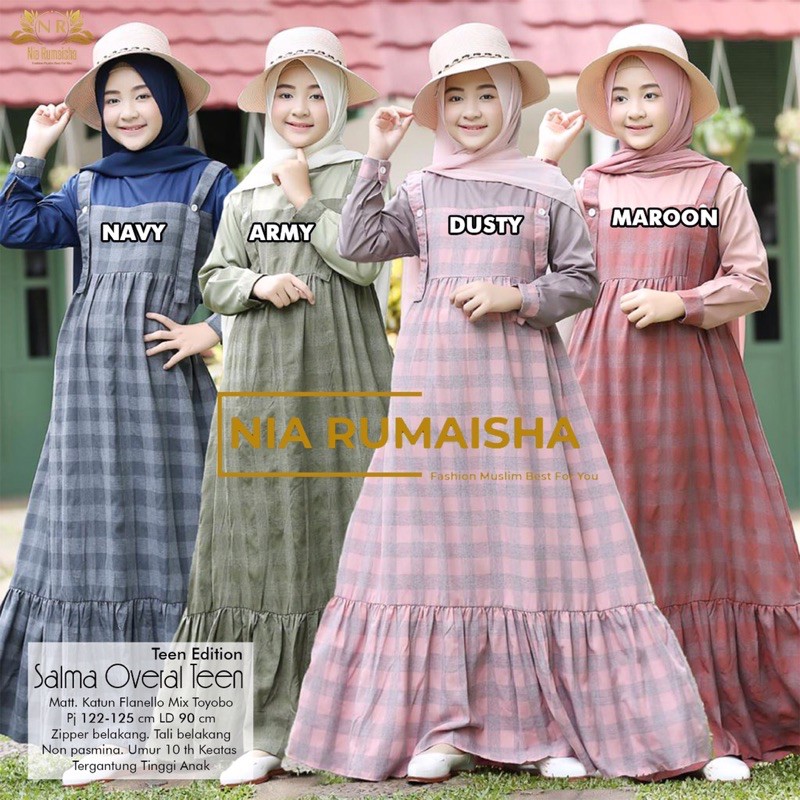 Jual SALMA OVERAL TEEN ARA KIDS AJE OSAFA ATULA KIDSgamis anak remaja ...