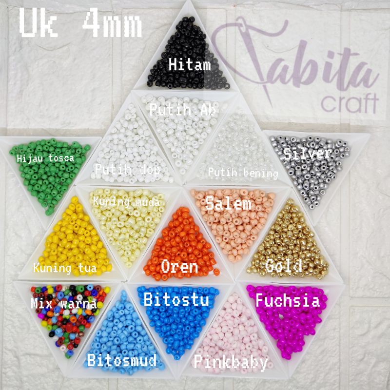Jual Mote Payet Uk 4mm | Shopee Indonesia
