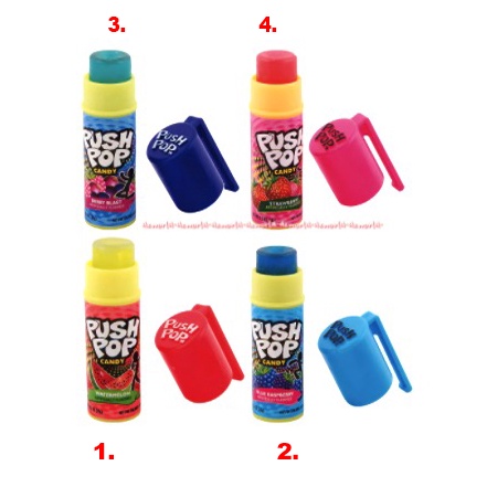 Jual Push Pop Candy Kembang Gula Model Lipstik 14gr Pushpop Candi ...