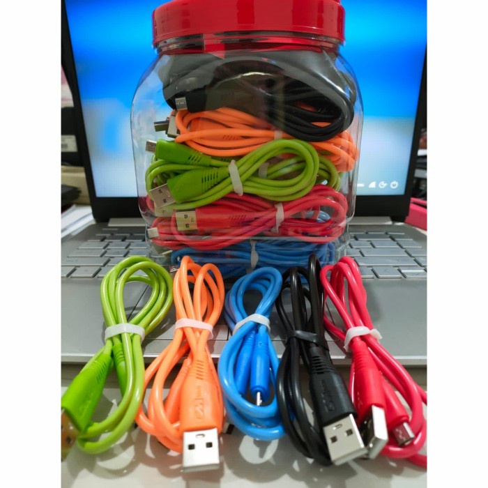 Jual kabel data gm-tech authentic micro usb ( isi 50 pcs / 1 toples ...