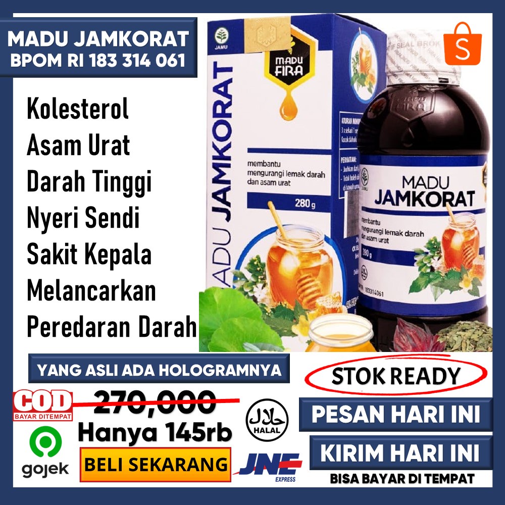 Jual Madu Jamkorat - Madu Herbal Kolesterol dan Asam Urat ( COD ...