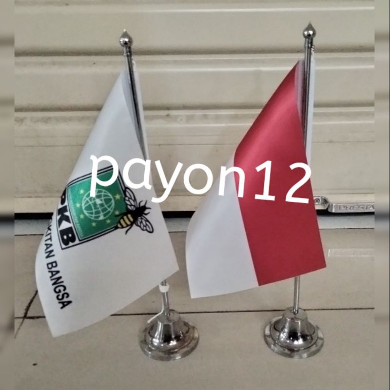 Jual bendera meja partai pkb dan tiang stenlis meja | Shopee Indonesia