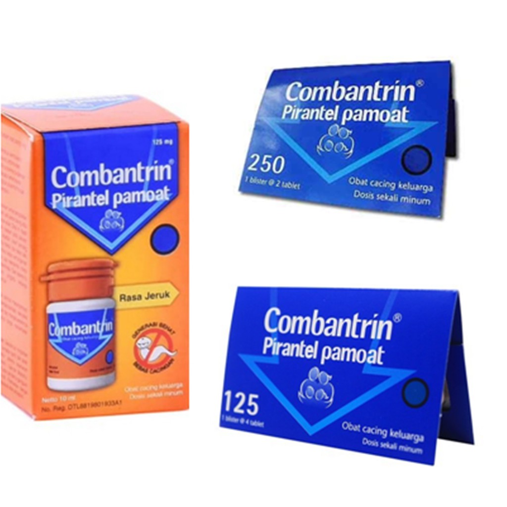 Jual Combantrin Syrup 10ml// Tablet 125mg//250mg ( KOMPLIT MART ...