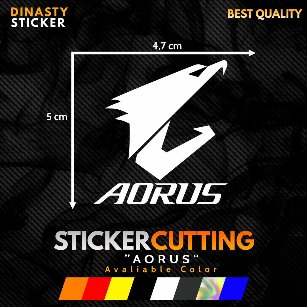 Jual STICKER STIKER CUTTING AORUS LOGO | Shopee Indonesia