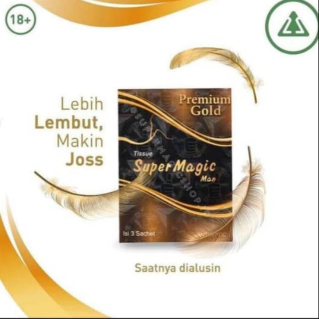Jual TISSUE MAGIC GOLD PREMIUM GOLD ISI 3PCS | Shopee Indonesia