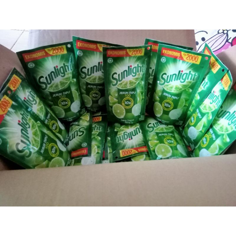Jual sunlight jeruk nipis sabun cuci piring 2000 105ml | Shopee Indonesia