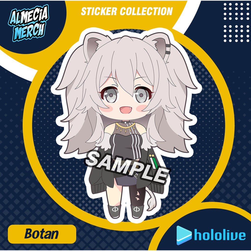 Jual Sticker Hololive JP Shishiro Botan / Stiker Chibi Botan | Shopee Indonesia