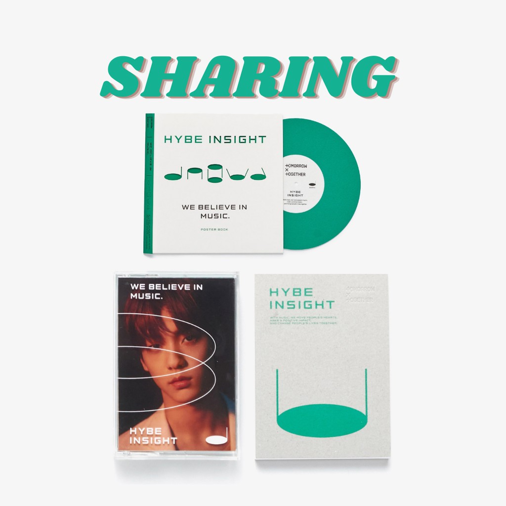 Jual [PO] SHARING HYBE INSIGHT: TXT MERCH - POSTER SET/POSTCARD BOOK ...