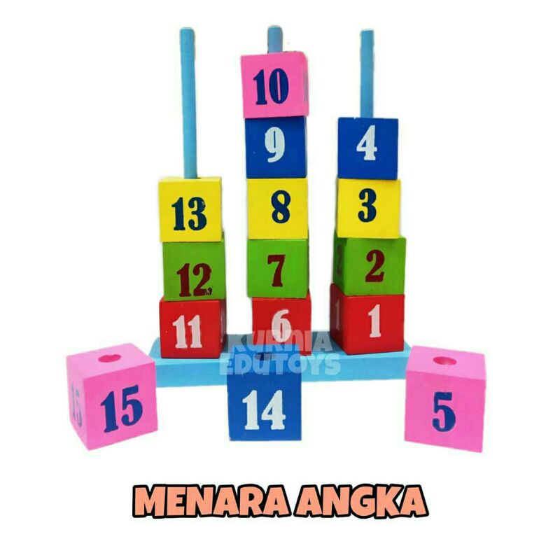 Jual MAINAN ANAK TK PAUD APE MENARA ANGKA | Shopee Indonesia
