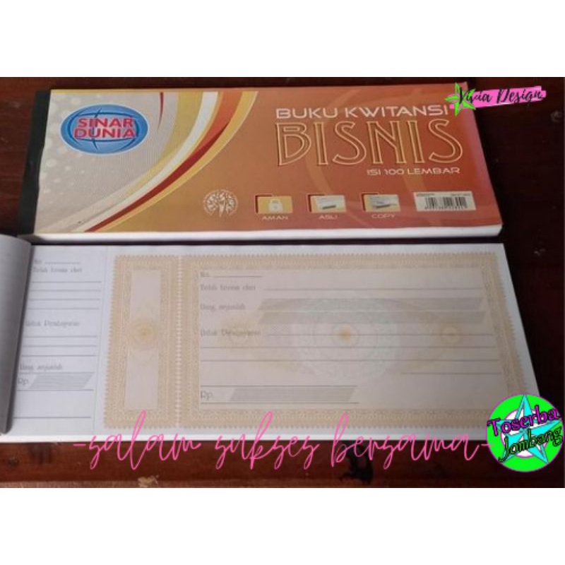 Jual Buku Kwitansi Besar SIDU (Paperline) / Buku Kwitansi Paperline ...