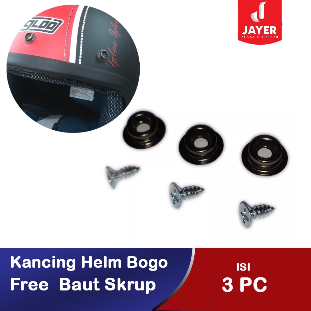 Jual Kancing Helm Bogo Retro dll Free Baut Skrup / Kancing Variasi Helm ...