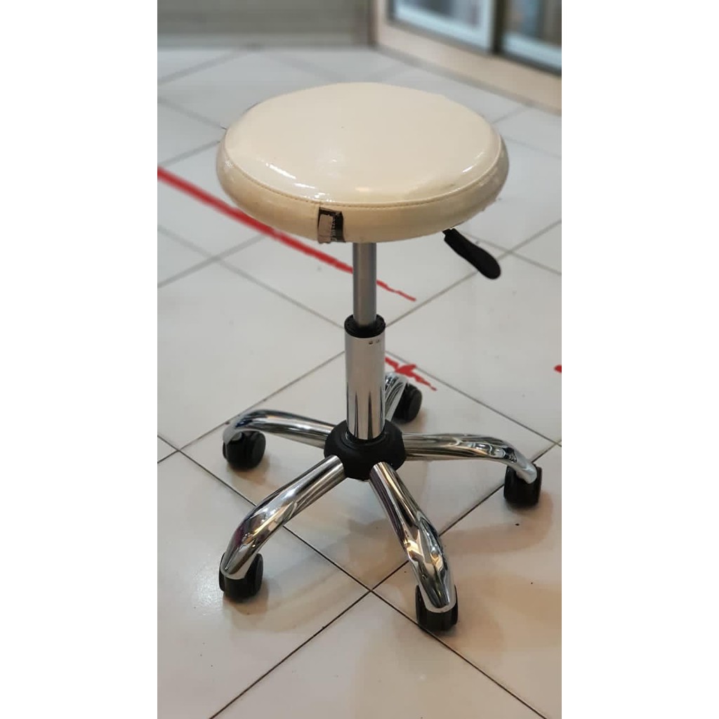Jual Kursi Salon Hidrolik Bulat / Barstool Hydraulic / Bangku Kantor ...