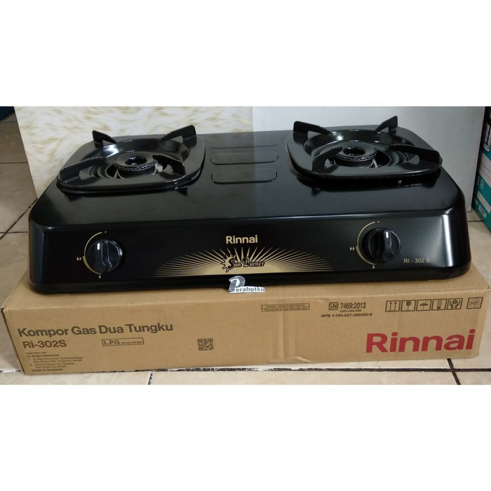 Jual Kompor Gas Rinnai RI-302S / Kompor Gas Dua Tungku | Shopee Indonesia
