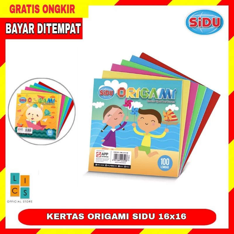 Jual Kertas Origami Sidu 2 Sinar Dunia Isi 100 Lembar | Shopee Indonesia