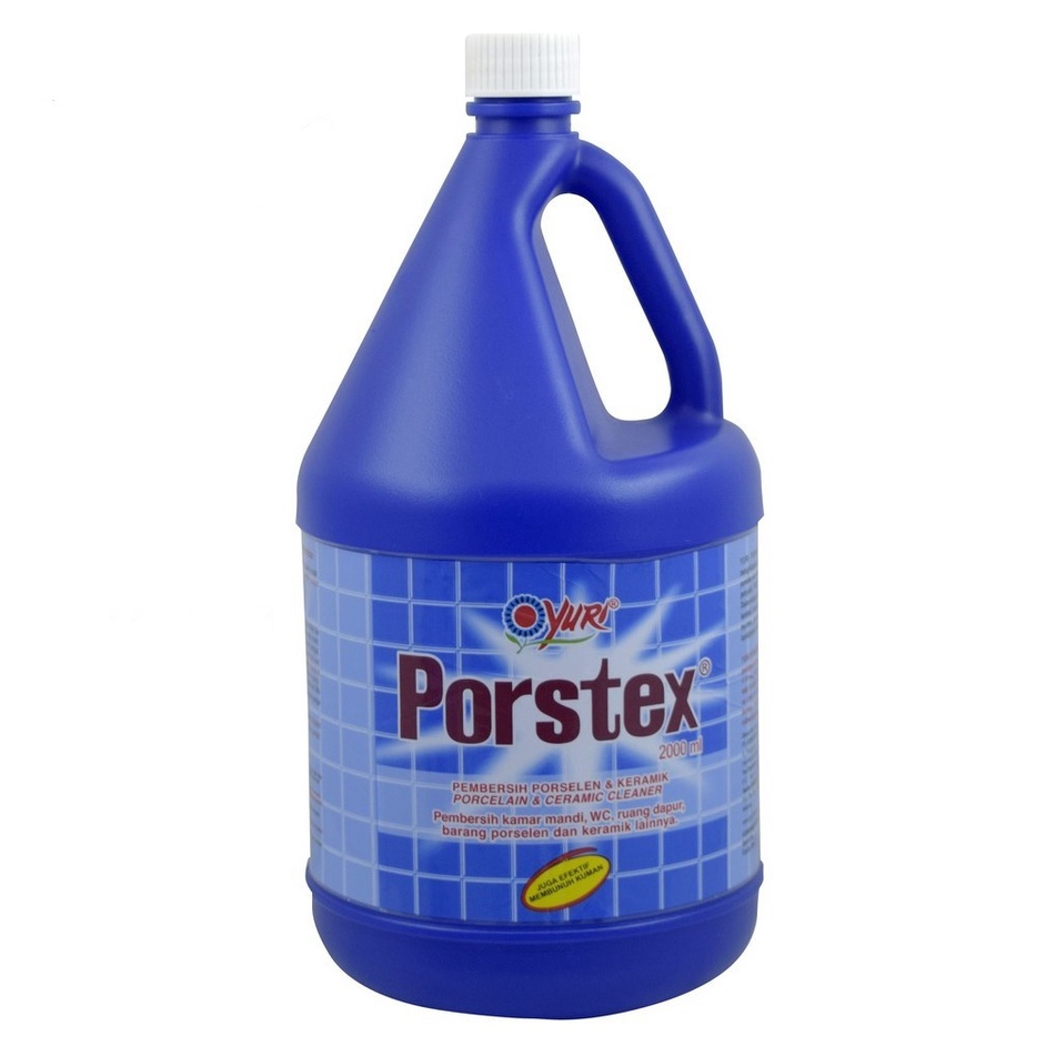 Jual YURI PORSTEX PEMBERSIH TOILET KAMAR MANDI PORSELEN 2 LITER 2000 ML ...