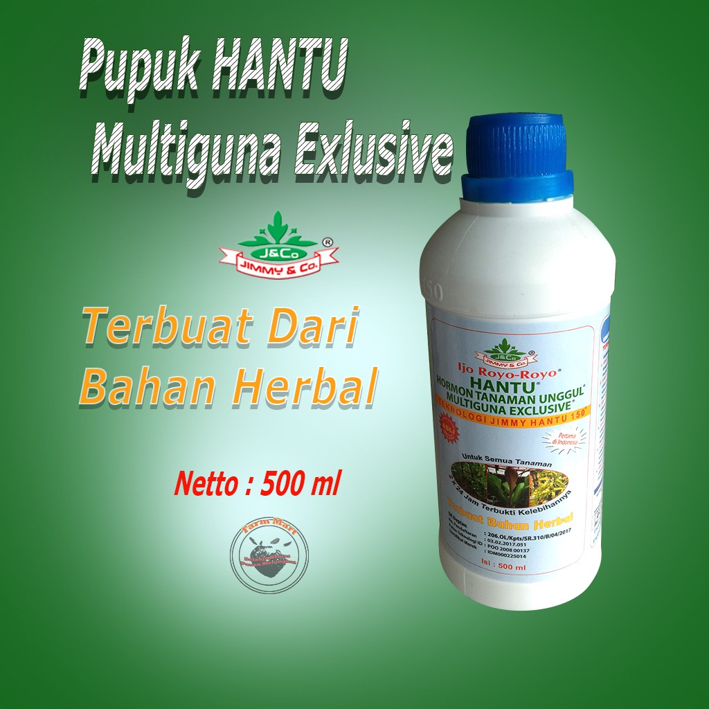 Jual Pupuk Hantu Multiguna Exlusive Untuk Semua Jenis Tanaman 500 ml ...