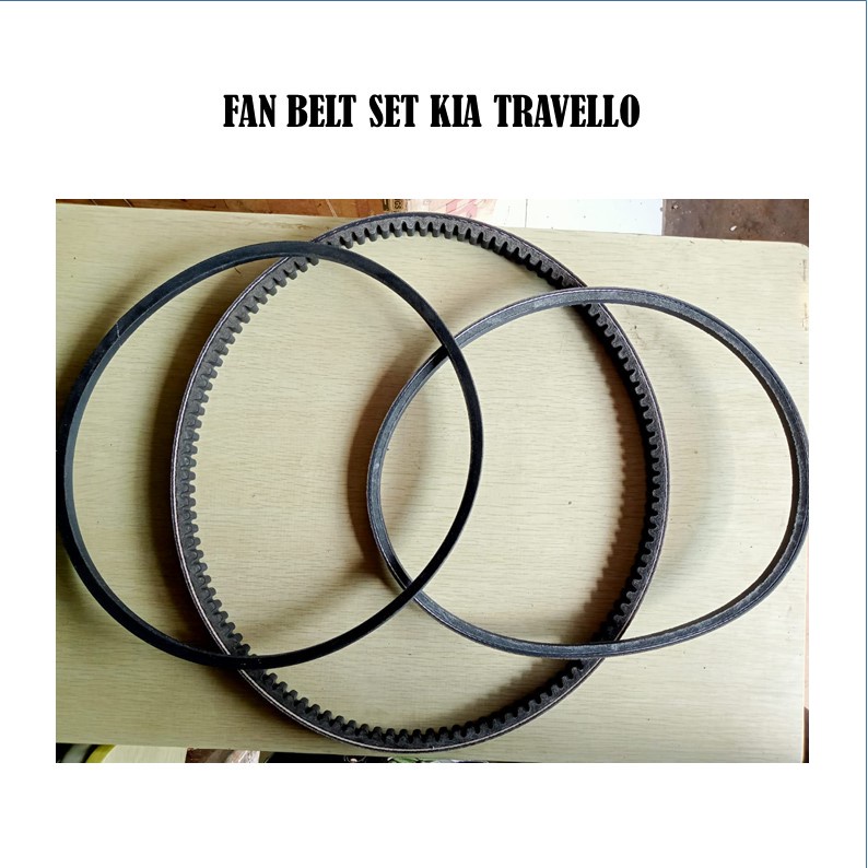 Jual FAN BELT SET PREGIO TRAVELLO BIG UP K2700 VAN BELT TALI KIPAS V-BELT KIA TRAVELLO PREGIO ...