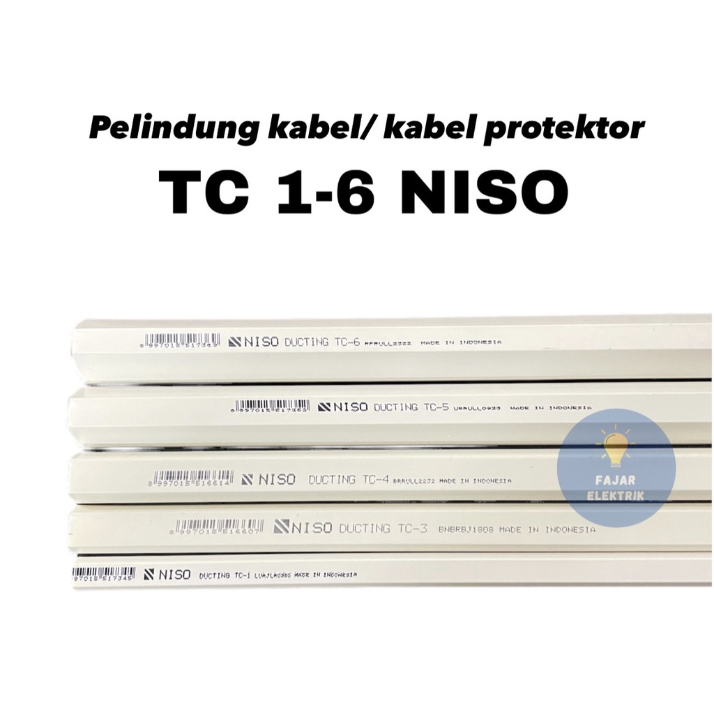 Jual KABEL PROTECTOR NISO TC 1 2 3 4 5 6 /PELINDUNG KABEL/ KABEL DUCT 1 METER | Shopee Indonesia