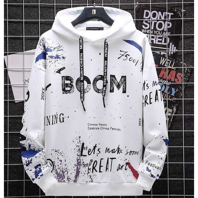 Jual ARD SWEATER HOODIE JAKET BOOM GAYA KOREA FULL PRINT HIP HOP ...