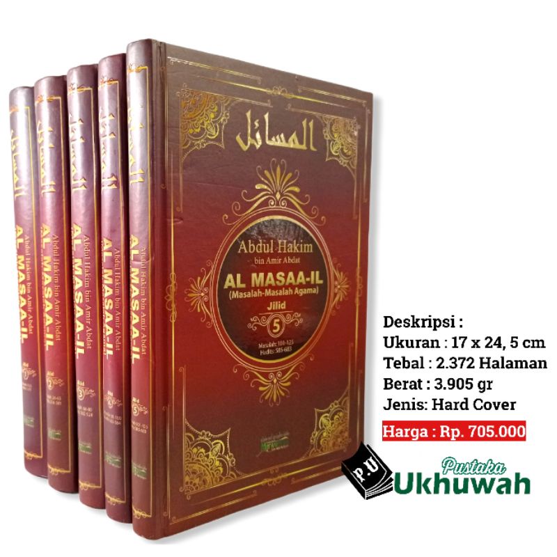 Jual Kitab Al Masaa-il Jilid 1-5 Masalah-Masalah Agama - Al Masaail ...