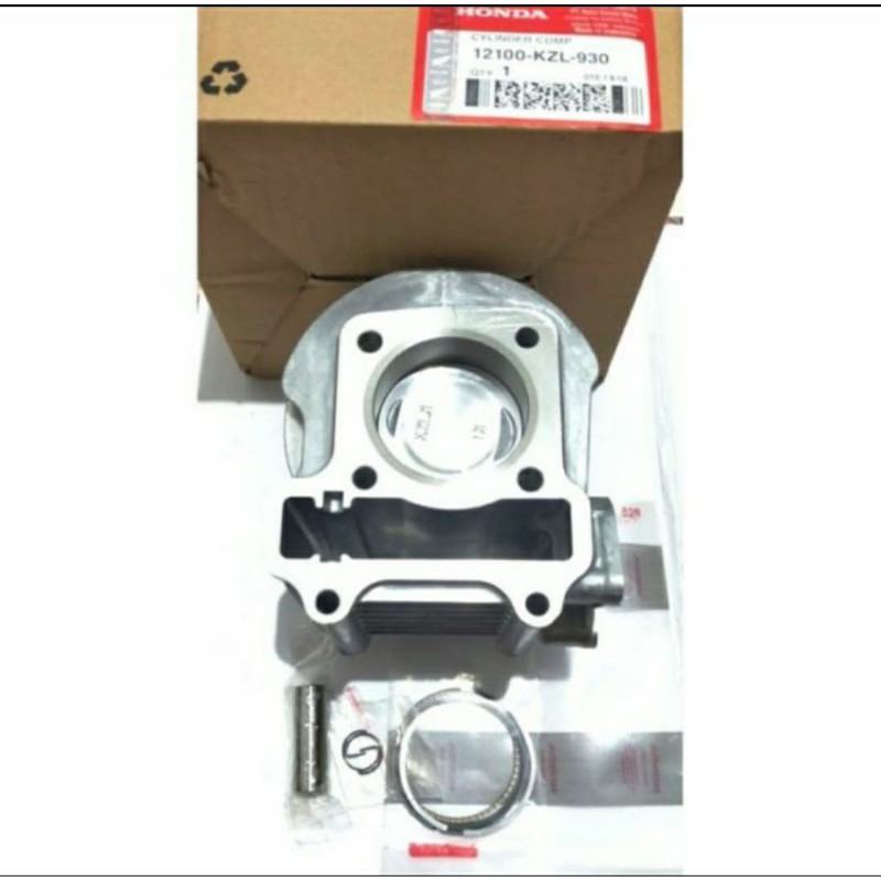 Jual BLOK SET MESIN CYLINDER SET BLOK SEHER BEAT FI VARIO 110 FI SCOOPY FI SPACY FI (KZL ...