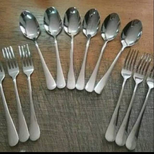 Jual Sendok atau garpu makan stainless cocok untuk catering dan ...