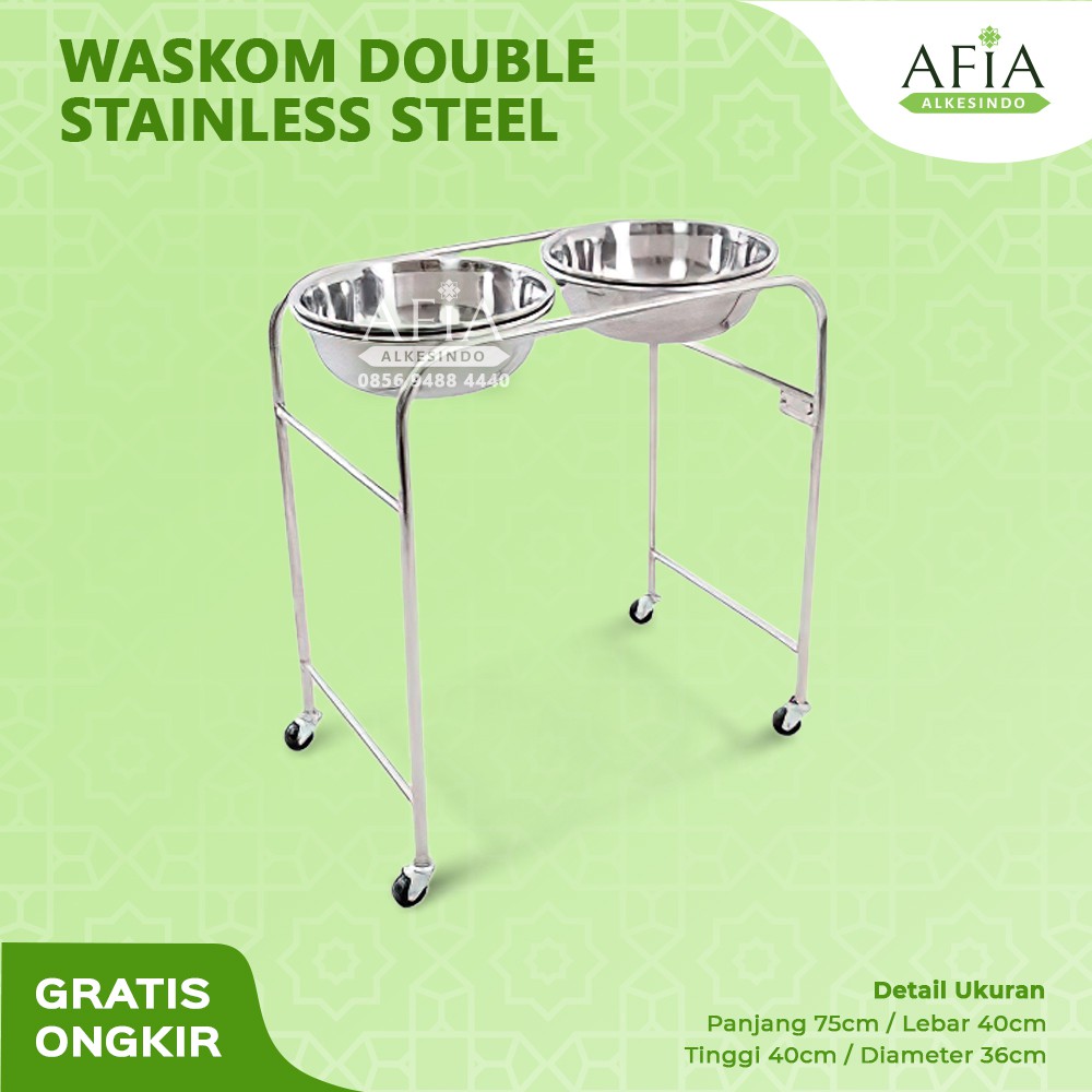 Jual Waskom Double - Bahan Stainless Steel ( Alkes Rumah Sakit ...