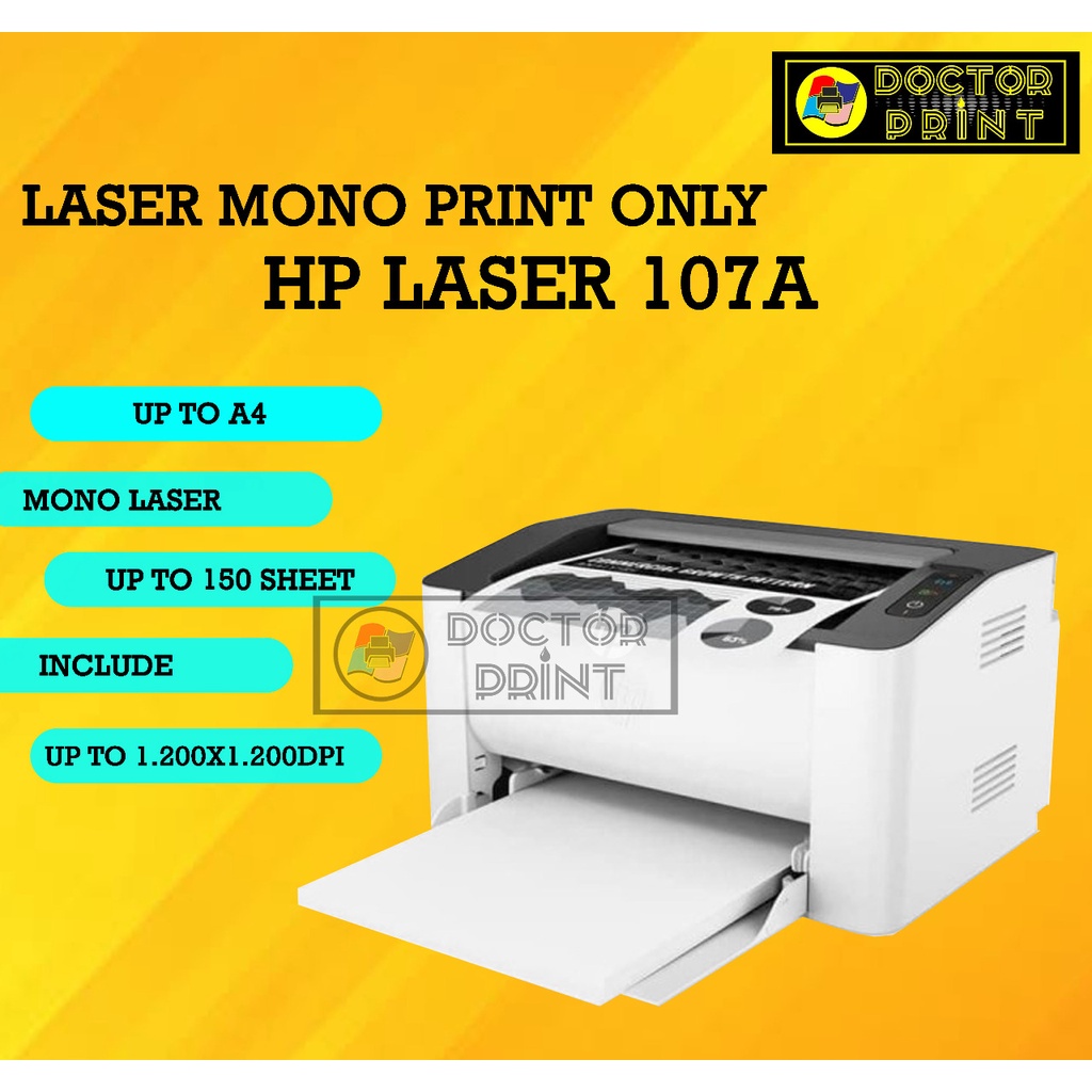 Jual Printer HP Laserjet Pro 107A M107A 4ZB77A Monochrome Laserjet 107A ...